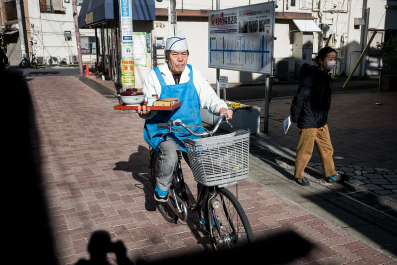 Food delivered traditionally by bicycle in Tokyo — Tokyo Times
